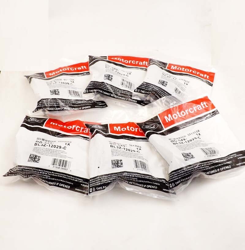 6PC GENUINE Motorcraft DG549 Ignition Coil & DG534 Spark Plug For Ford ...