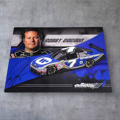 Robby Gordon autographed VIPFANEXPERIENCE TOYOTA #7 NASCAR BAM RACING ...