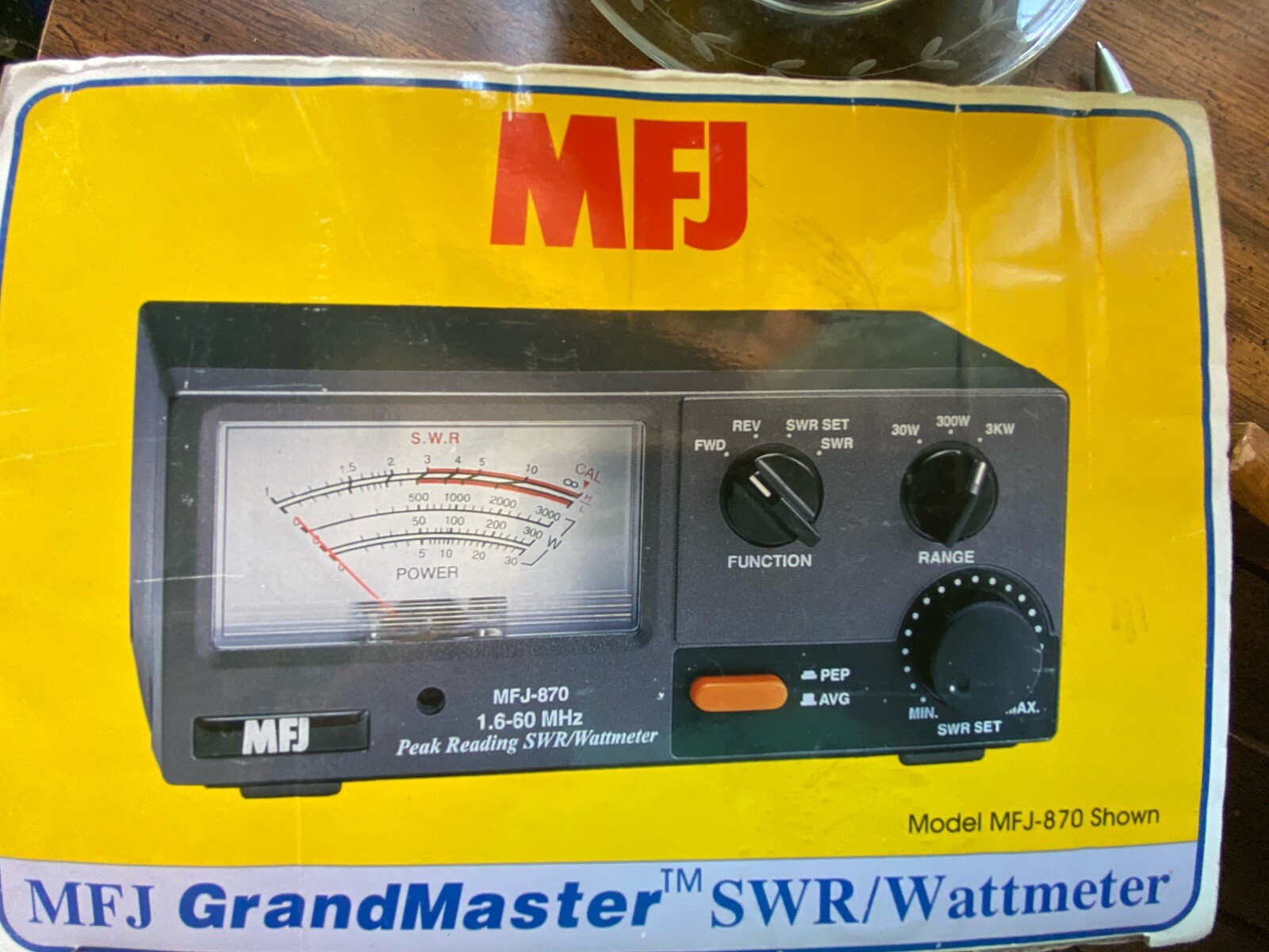 MFJ -874:1.8-525MHz Wattmeter Ham Radio Mint W/box Made In Taiwan | eBay