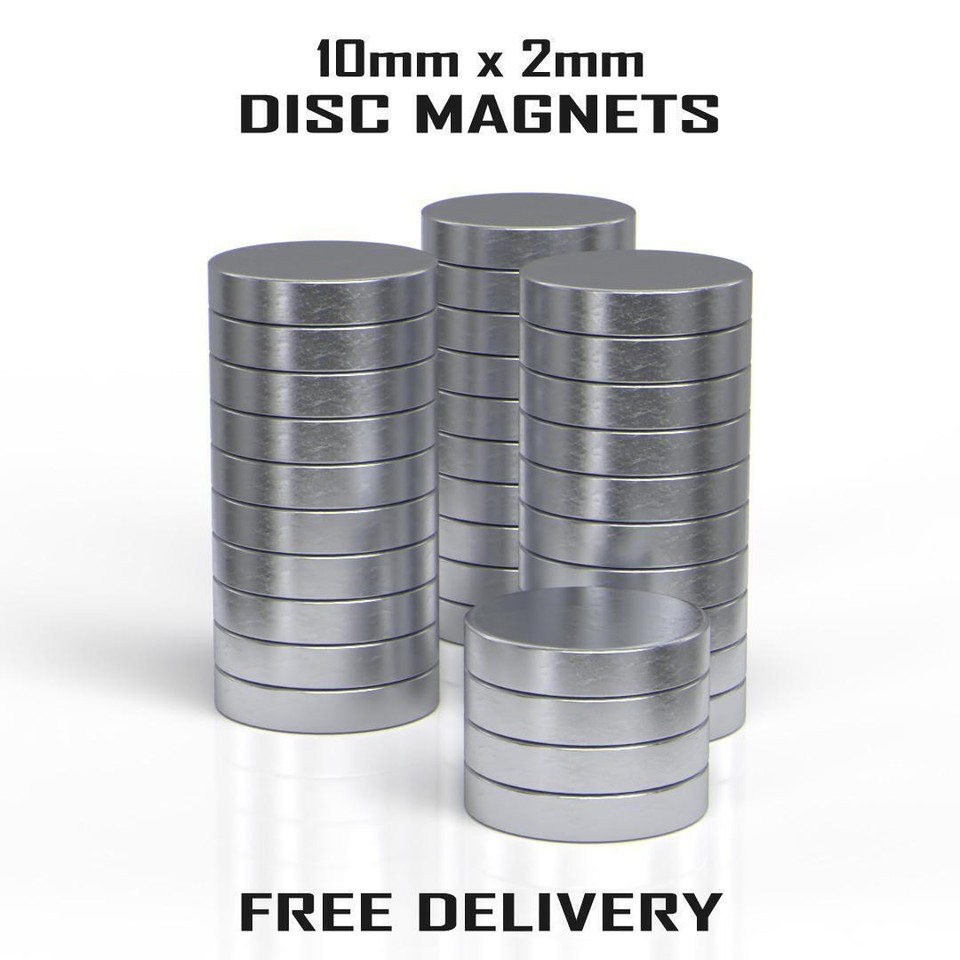 Strong Magnets Neodymium Magnet N52 VERY POWERFUL 1mm - 20mm Disc Round ...