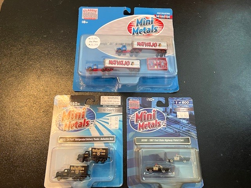 Mini Metals N Scale Model Train Vehicles - Lot Of 3 - NEW in Pkgs | eBay