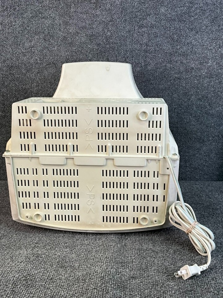 Sharp 13N-M150 13" CRT TV – White – Retro Gaming – Tested – No Remote ...