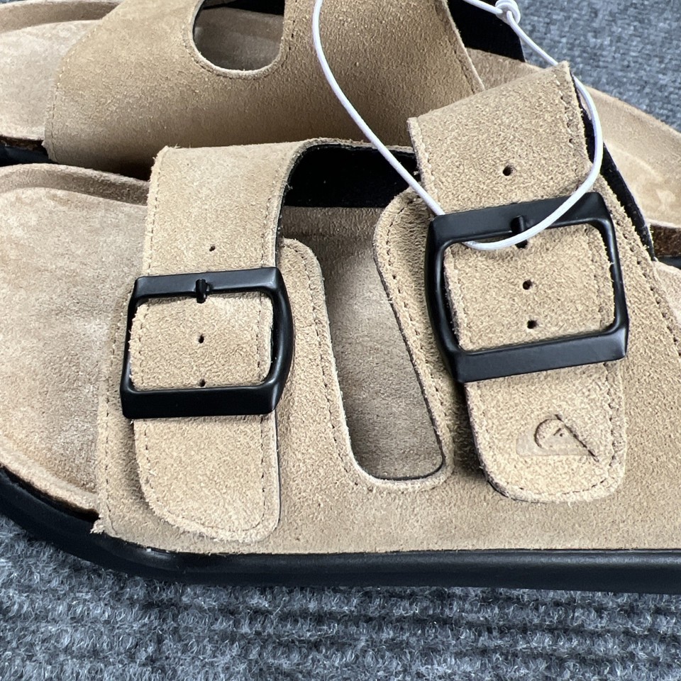 Quicksilver Men’s Embark Deck Leather Sandel Mens Size 10 NWT | eBay