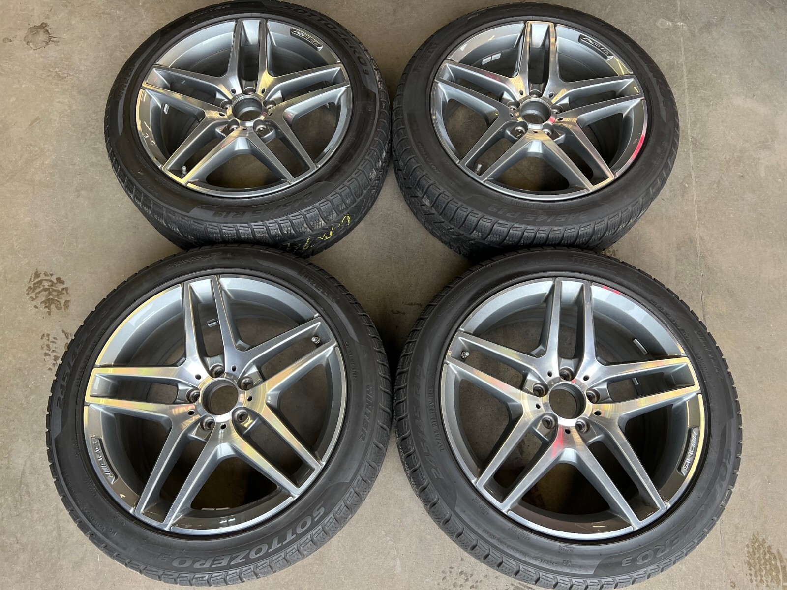 Mercedes-benz OEM wheels R19 A2224010000 w222 w217 s-class | eBay