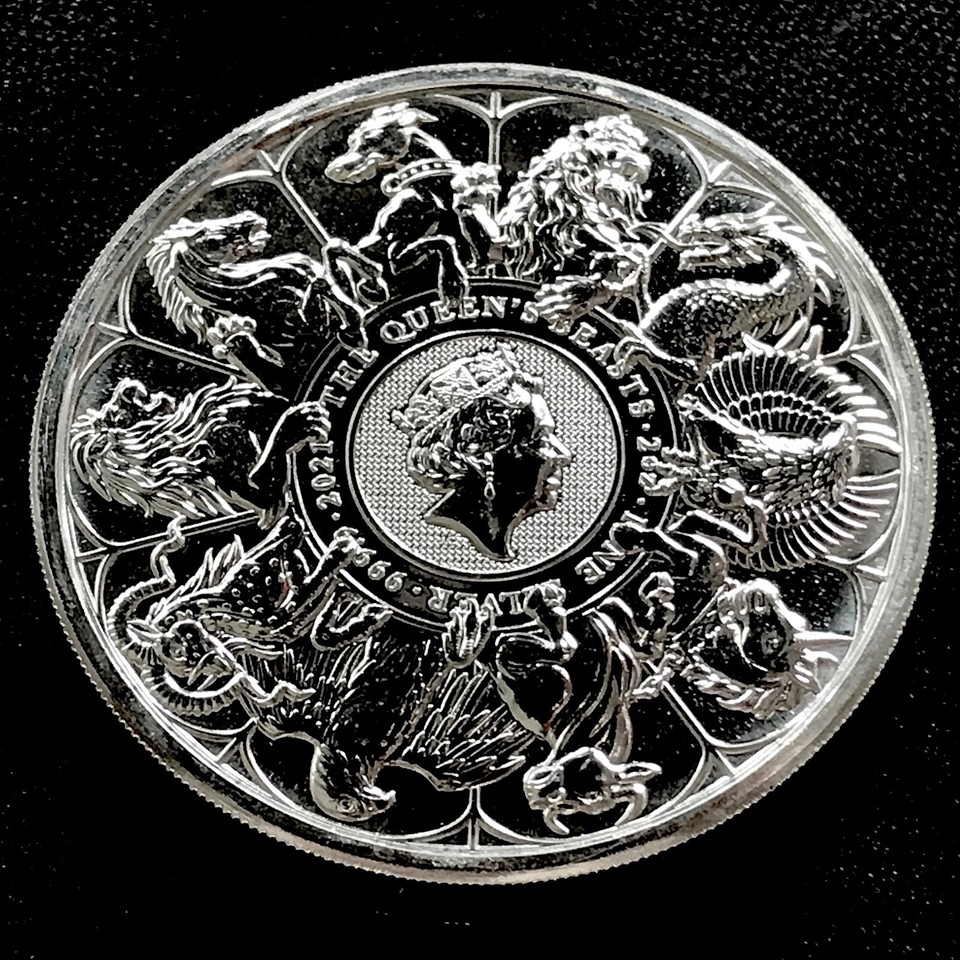 2021 Queen's Beast Collection Completer Coin 2 oz 9999 Silver Coin ...