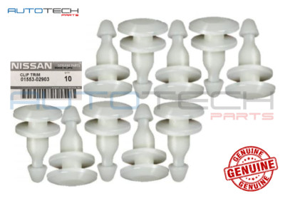 NISSAN PATHFINDER R50 NEW GENUINE FLARE CLIP FRONT REAR WHITE 10PCS | eBay