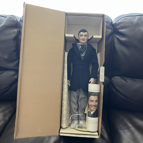 GONE WITH THE WIND RHETT BUTLER CLARK GABLE FRANKLIN MINT HEIRLOOM DOLL ...