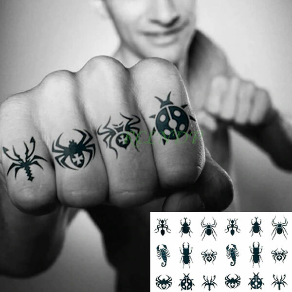 Spider Finger Tattoos