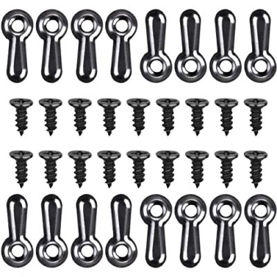 160 Pcs Metal Picture Frames Turn Button Fasteners Backing Clips with ...