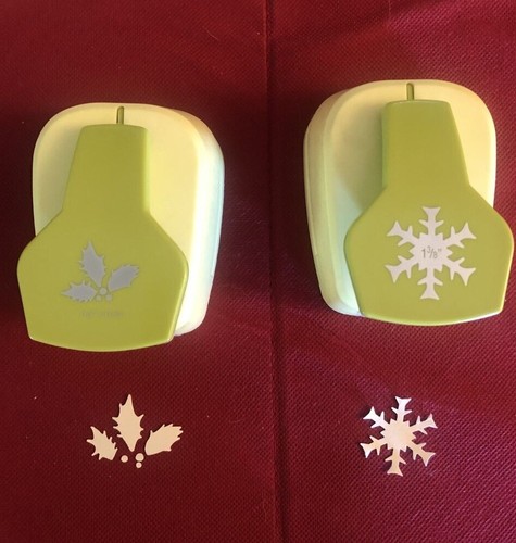 McGill Paper Blossoms Punches 1 3/8" ALPINE SNOWFLAKE or DESIGNER HOLLY ...