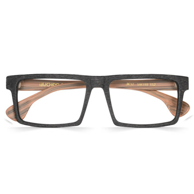 Huge Wide Glasses for Men Oversized Rectangular Acetate Frame Black ...