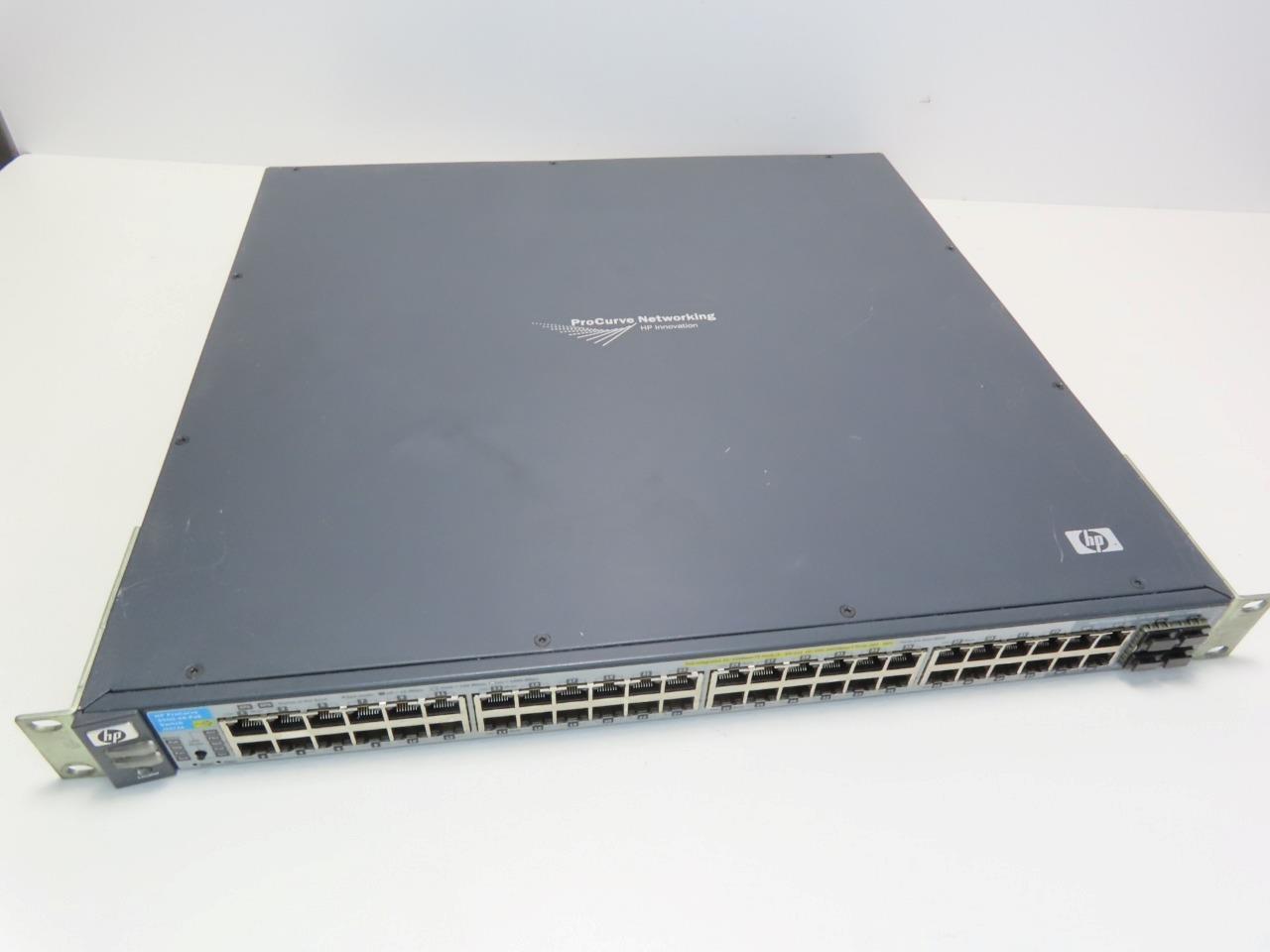 HP PROCURVE 3500-48-POE 48-PORT SWITCH J9473A W/ RACK EARS FACTORY ...
