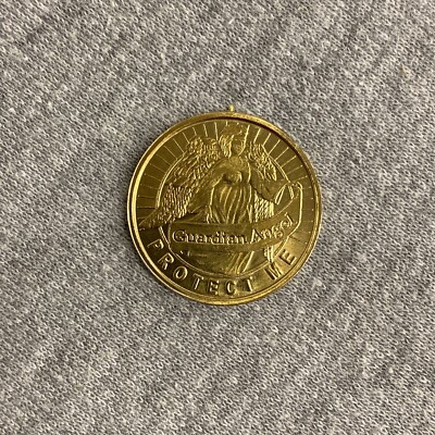Guardian Angel Protect Me Lucky Coin Token 1" Metal | eBay