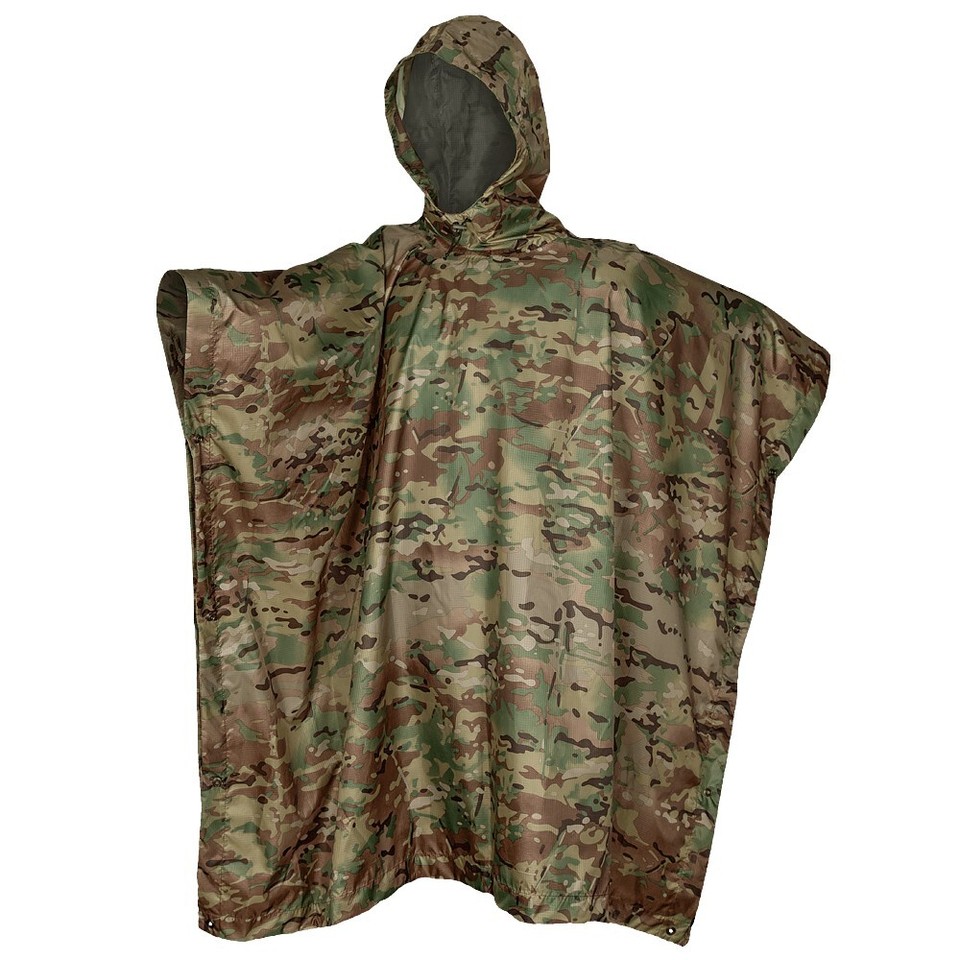 Camo Tec poncho PILGRIM Multicam, tactical poncho, raincoat, military ...