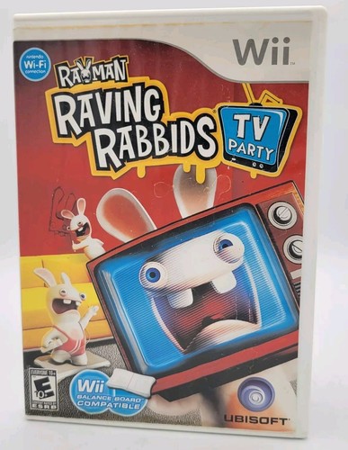 Rayman Raving Rabbids: TV Party (Nintendo Wii, 2008) Complete ...