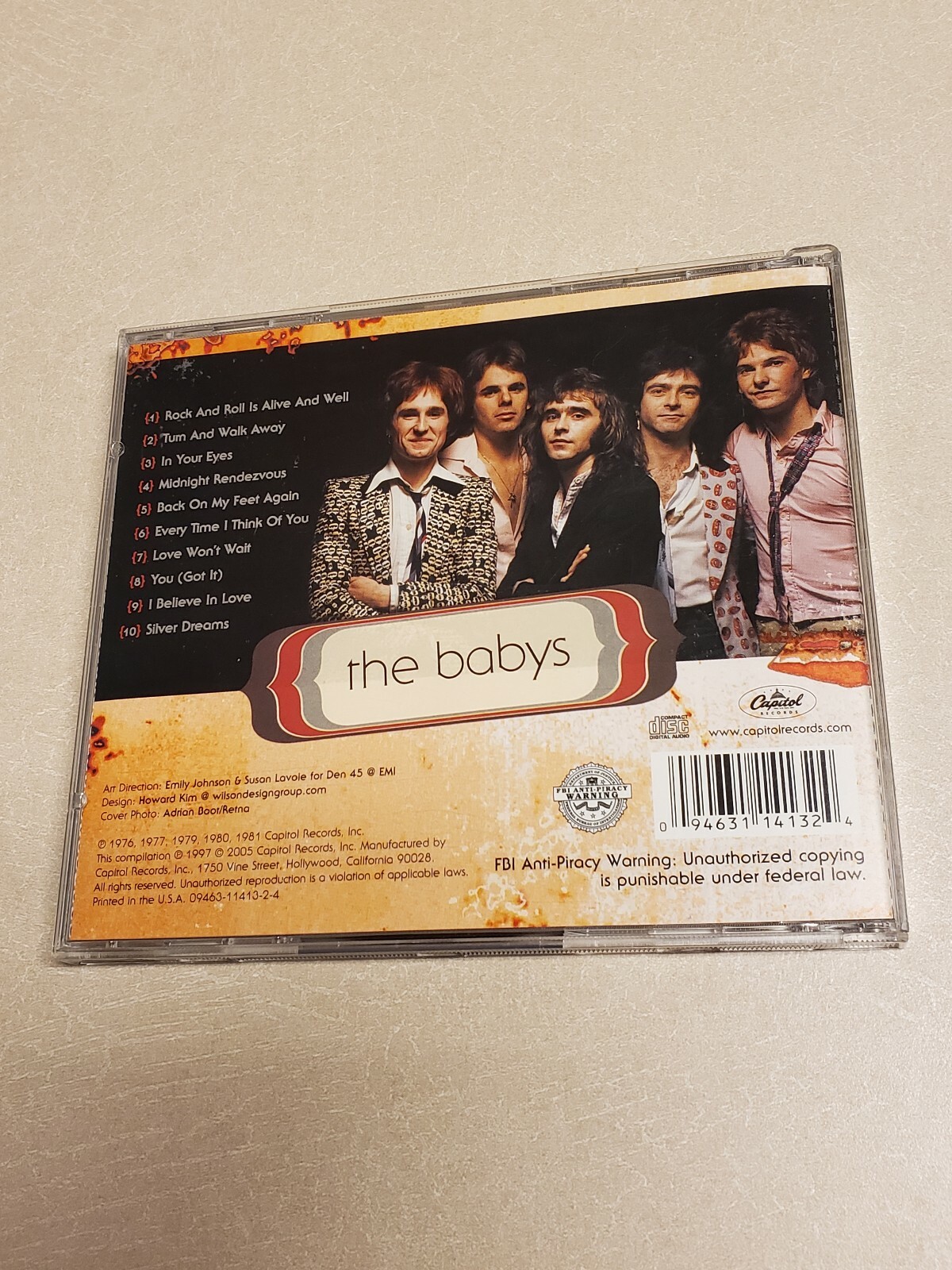 The Best of the Babys by The Babys (CD, Aug-2005, Capitol) for sale ...