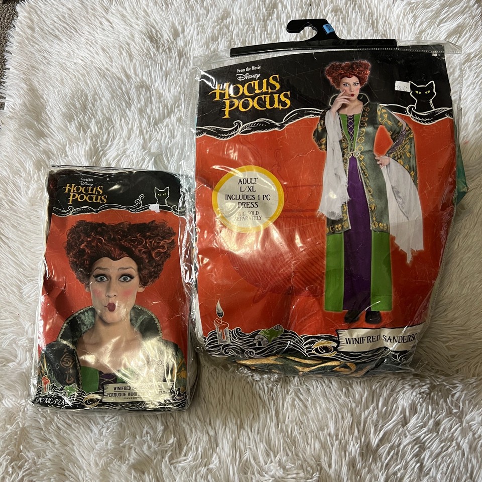 DISNEY HOCUS POCUS MARY SANDERSON COSTUME AND WIG | eBay