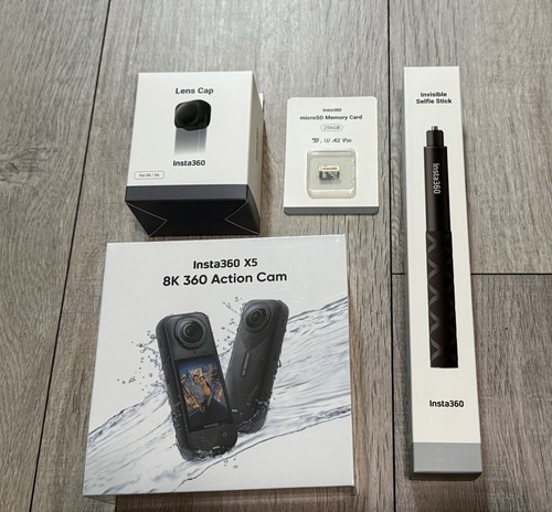 Insta360 X5 8K Pocket Action Video Camera Combo BRAND NEW SEALED!! | eBay