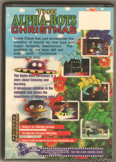 new old stock, Shrinkwrapped DVD: The Alpha-Bots Christmas 798622703224 ...