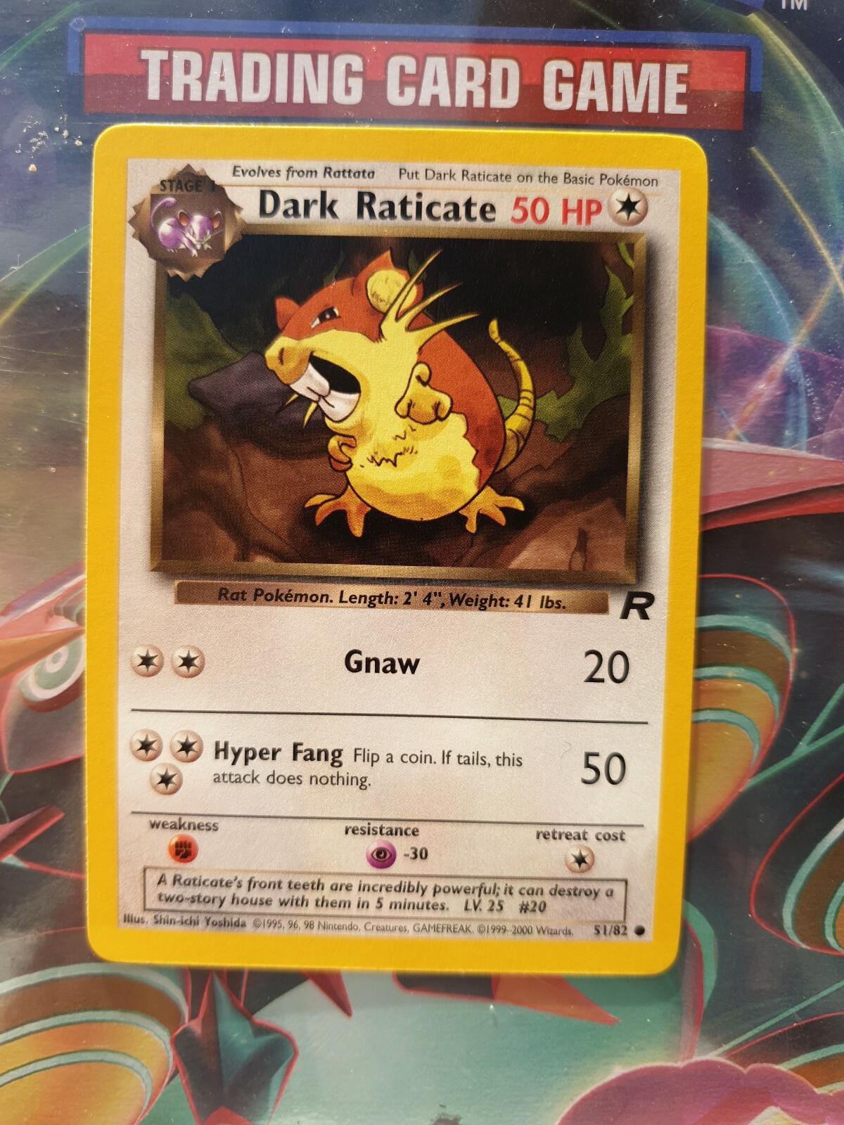 Dark Raticate 51/82 Team Rocket Unlimited Common Pokemon Card NM/EXC ...