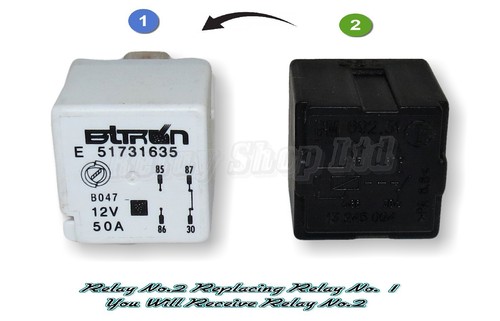 Fiat Alfa Lancia (07-18) 4-Pin (Replacement) Relay E 51731635 Omron ...