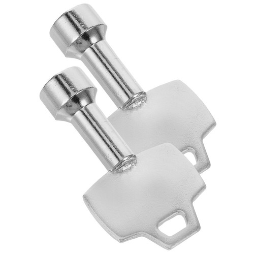 2 Pcs Peel Bin Key Trash Can Garbage Lock Utility Keys Triangle Outdoor ...