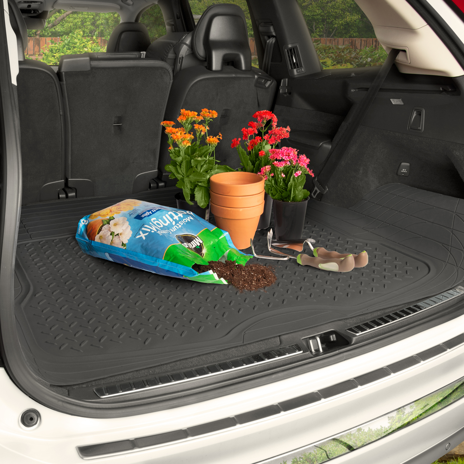 SUV Truck Cargo Mat Trunk Car Floor Mats All Weather Liner Semi Custom ...