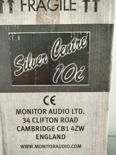 Monitor Audio Silver Center 10i Bookshelf Speaker (Black Ash) L776 | eBay