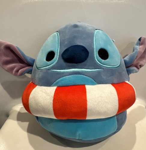 SQUISHMALLOW 6.5" Disney Lilo & Stitch SWIM RING PLUSH NEW Without Tags ...