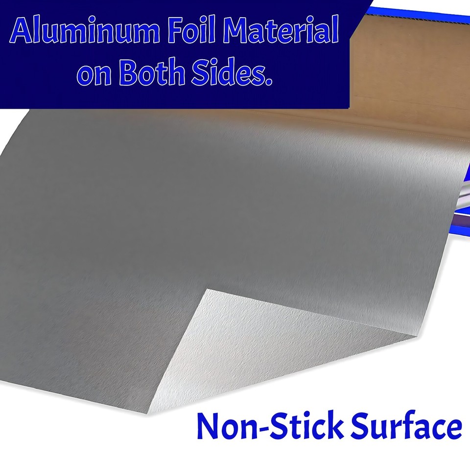 Aluminum Foil Wrap Roll 12 in x 1000 ft Heavy Duty Commercial and Home ...