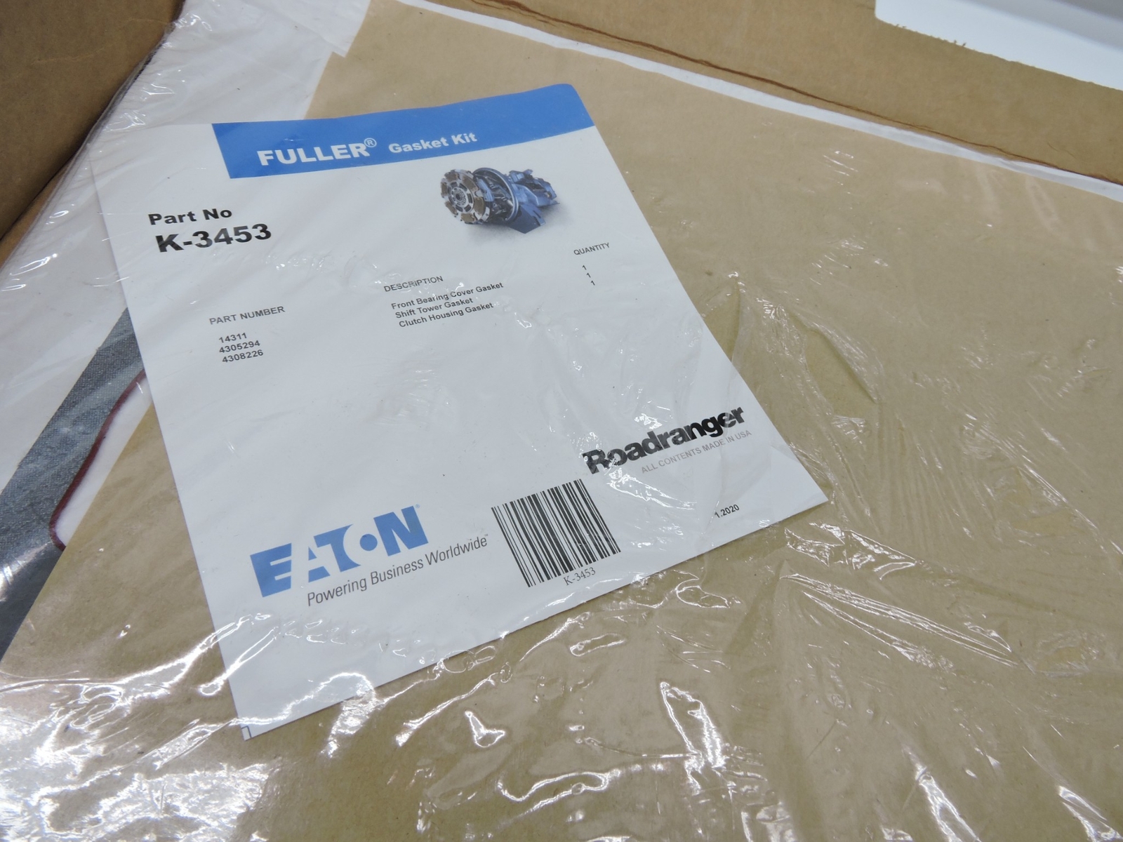 Genuine Eaton Fuller Clutch Installation Kit, K-4124, FUL-K4124 - NOB ...