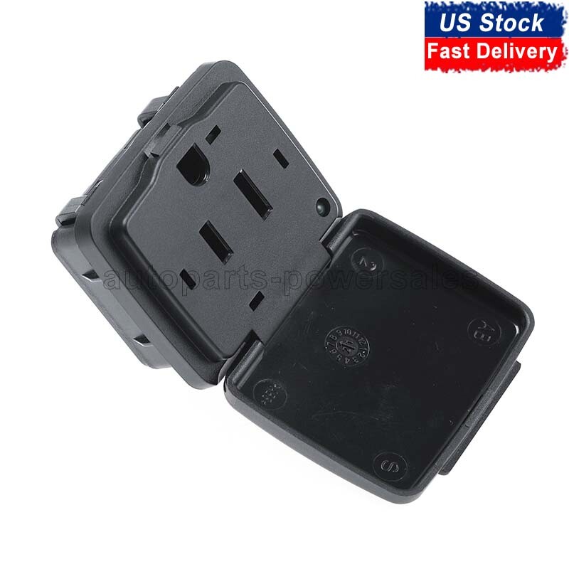 Center Console Auxiliary Power Outlet Plug 110V For Ford Lincoln BC3Z ...