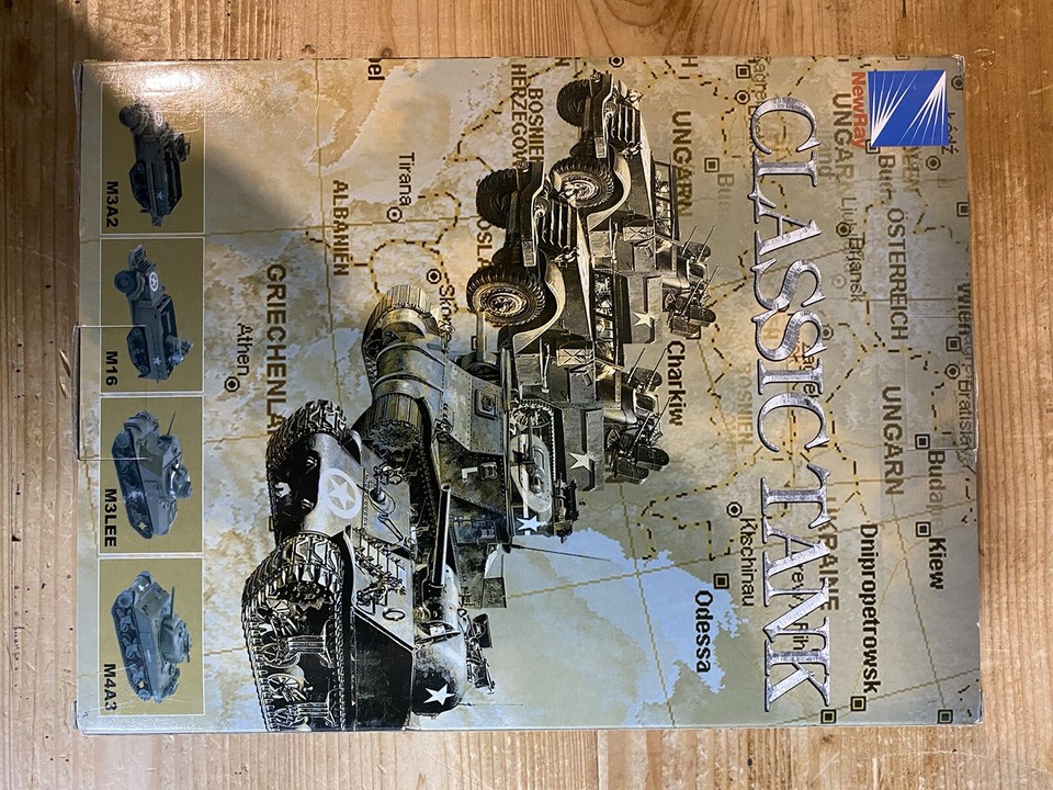 New-Ray - Classic Tank Model Kit - 1/32 Scale - M4A3 New - US WWII ...