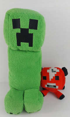 Minecraft Plush x2 Creeper (37cm) & Mooshroom (14cm) Mojang | eBay ...