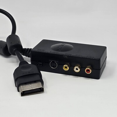 Original Xbox Advanced AV Pack S-Video OEM Official (X08-25261) CLEANED ...