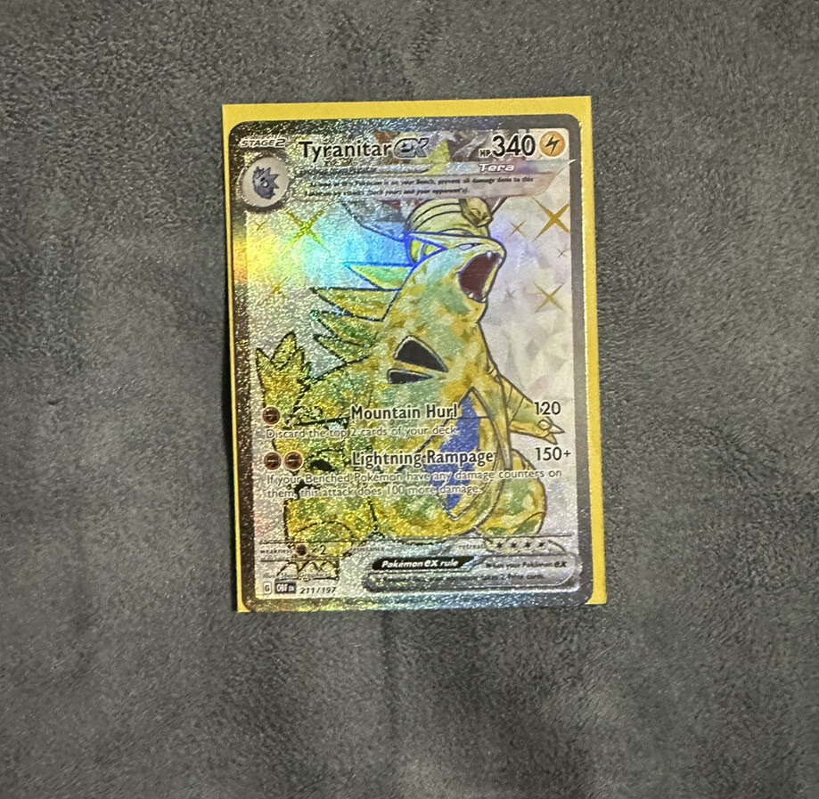 Tyranitar Ex Tera - 211/197 - Full Art Rare - NM+ - Pokemon - Obsidian ...