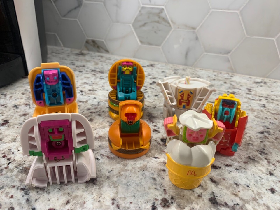 McDonalds Changeables Transformer Robots! 1988 set of 7 | eBay