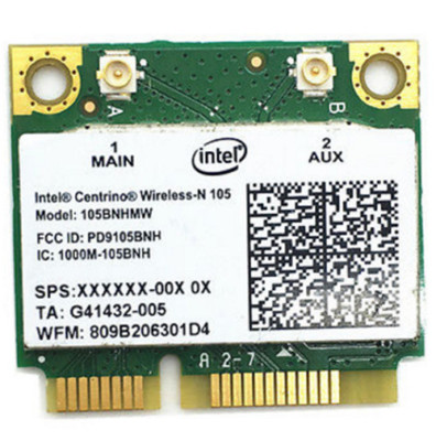 Intel Centrino Wireless-N 105 105BNHMW Mini PCI-E 802.11b/g/n 150Mbps ...