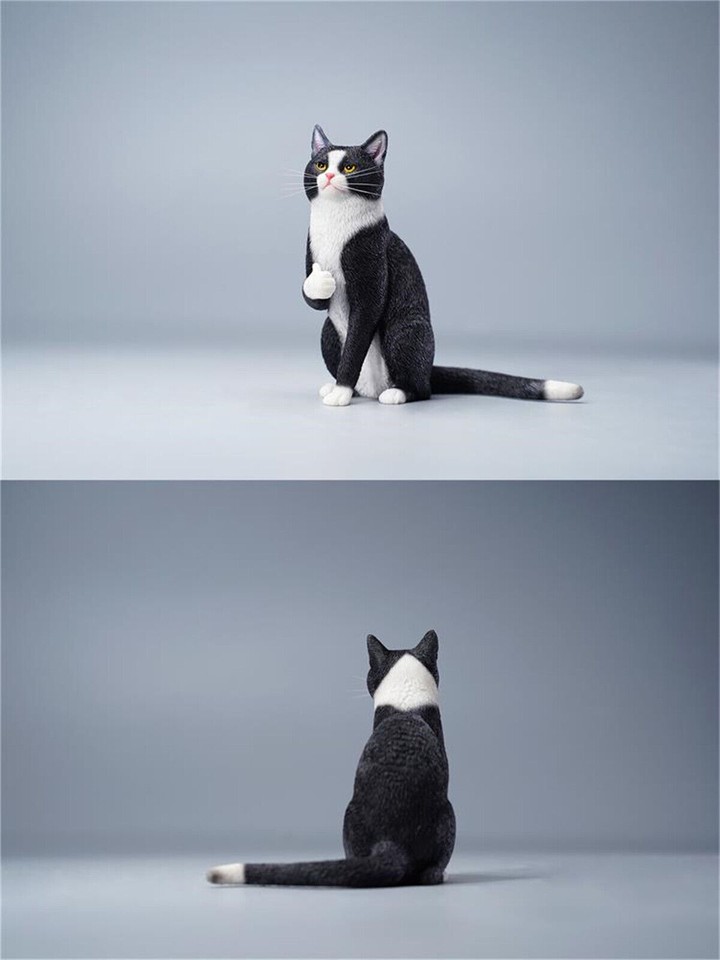 1/6 JXK Thumb Up Cat Model Animal Collector Pet Decor Kids Toy Gift ...