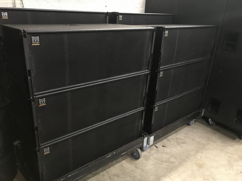 12 Box Martin Audio W8LC / LCD System With Flybars, Cables And Output ...