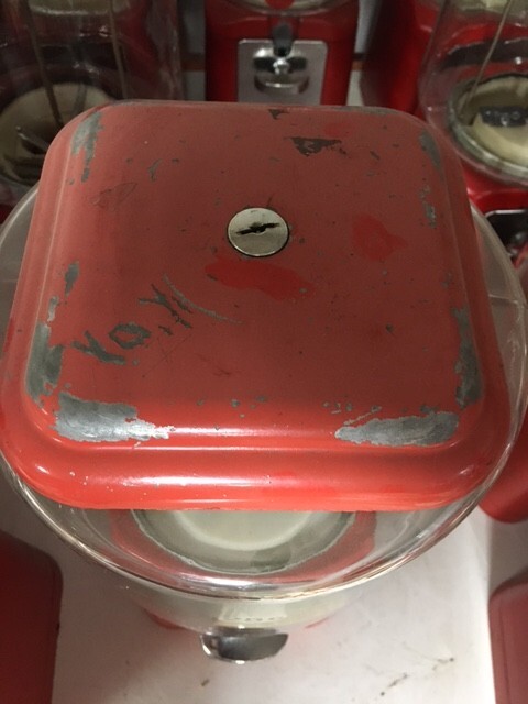 Vintage Oak Acorn Lock and Key for Gumball Candy Vending Machine ...