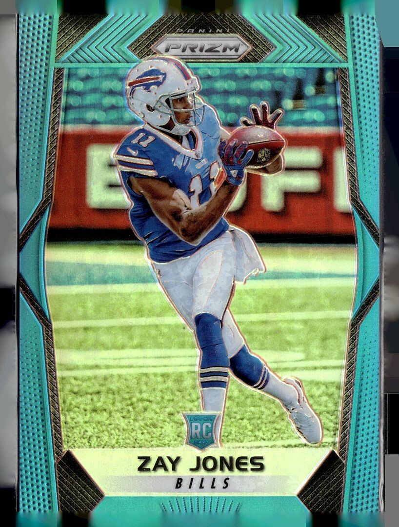 2017 PRIZM LIGHT BLUE ROOKIE /199 ZAY JONES BILLS | eBay