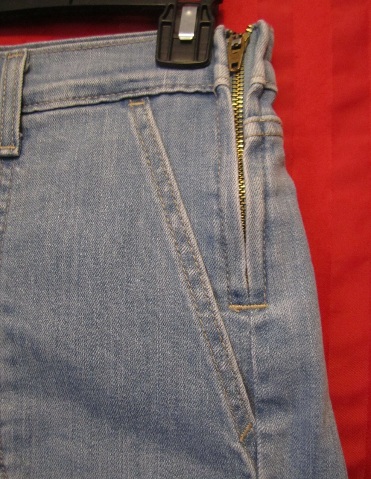 Women's Levi's High Rise Double Side Zipper Denim Min… - Gem