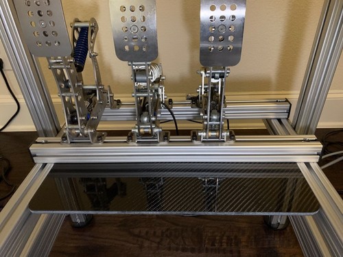 4PLAY RACING Pedal Plate Foot/Heel Rest PLATE ONLY for Platform Sim ...