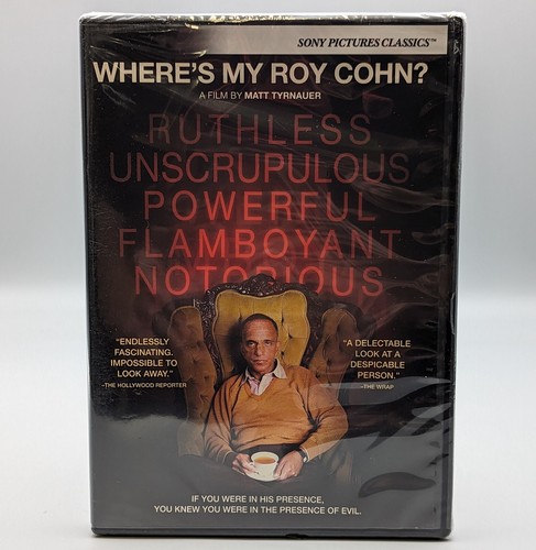 New Where's My Roy Cohn? Movie 2019 DVD Sealed 43396564077| eBay