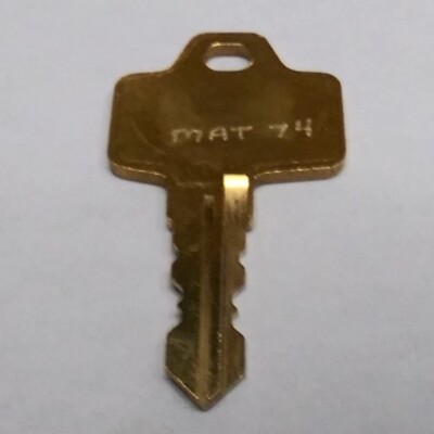 (1) FORT CompX Lock MATCO Tool Box Key Pre-Cut to Key Code MAT-74 MAT ...