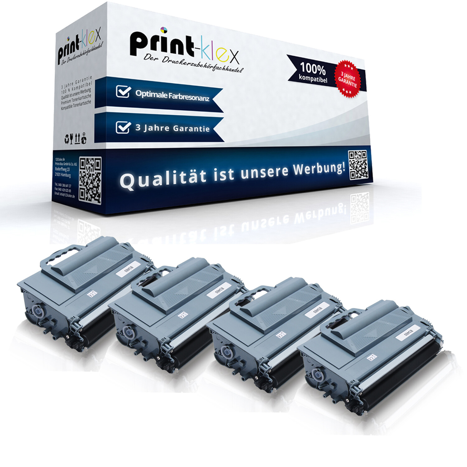 4x Ersatz Toner kompatibel für Brother MFC-L5700 Series MFC-L5750DW MFC ...