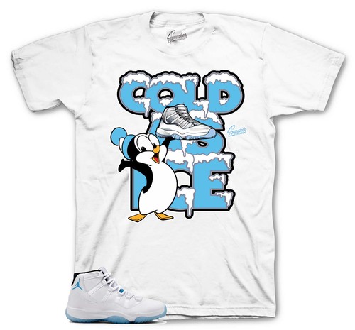 Shirt Match Jordan 11 Legend Blue Shoes - Cold As Ice Tee | eBay