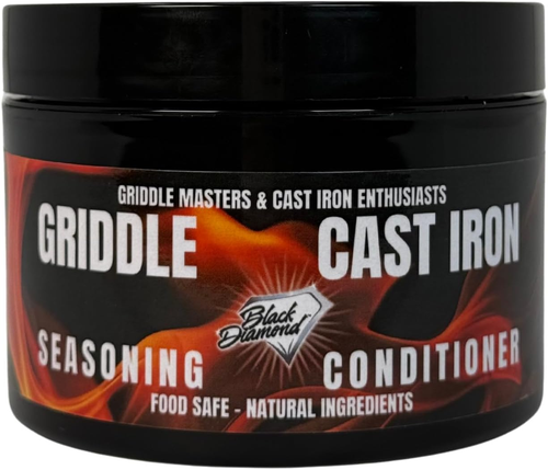 Griddle Seasoning & Cast Iron Conditioner (8 oz) – Premium Oil & Wax ...