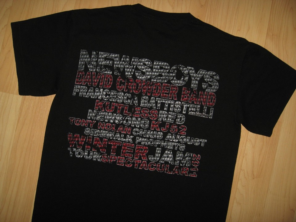 Winter Jam 2011 Tee - Christian Concert Tour Spectacular Newsboys T ...